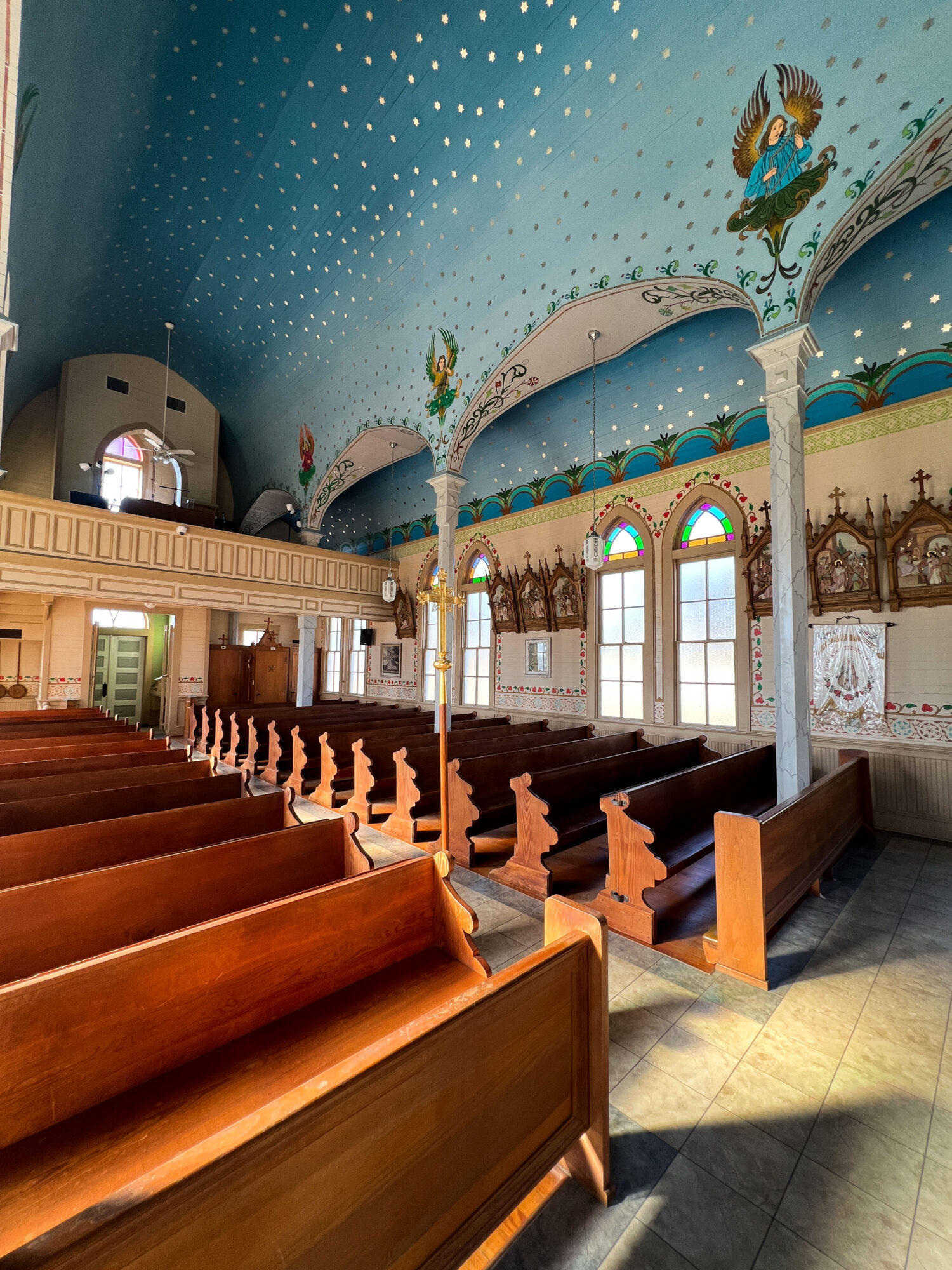 5 Painted Churches of Texas Tour - The Queen In Between