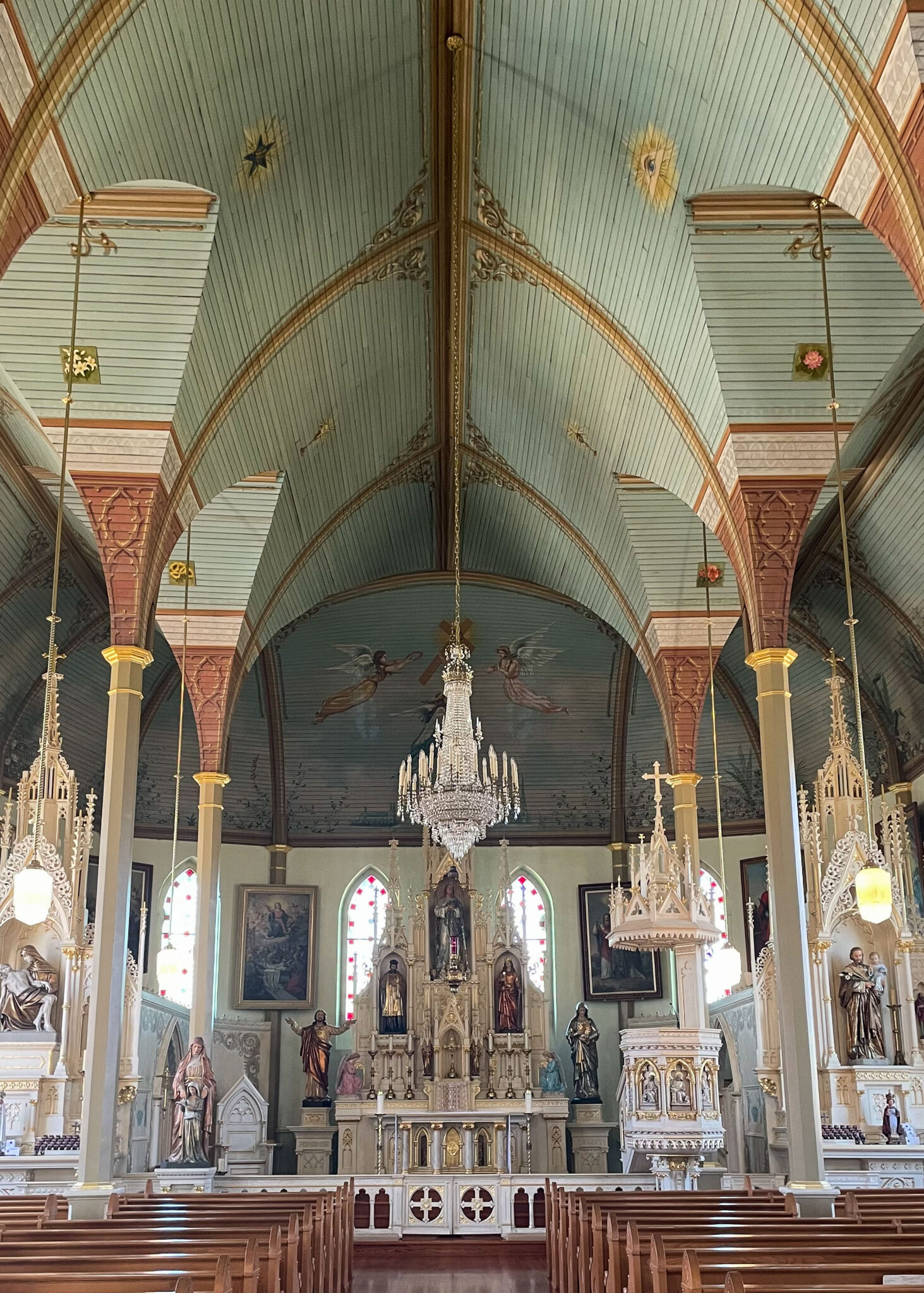 5 Painted Churches of Texas Tour - The Queen In Between